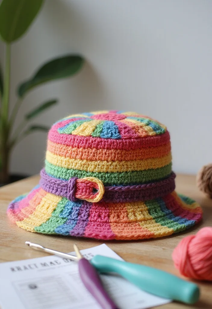 27 Trendy Accessories Using Crochet Bucket Hat Free Pattern ...